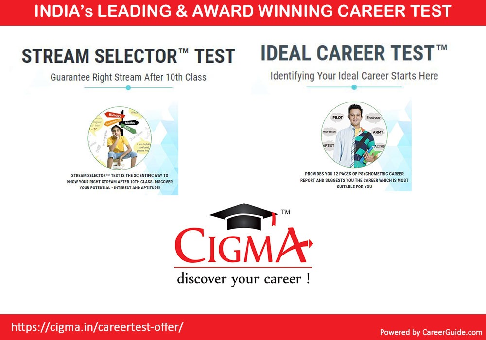 CAREER TEST OFFER - CIGMA India : Leading Career Guidance & Memory ...